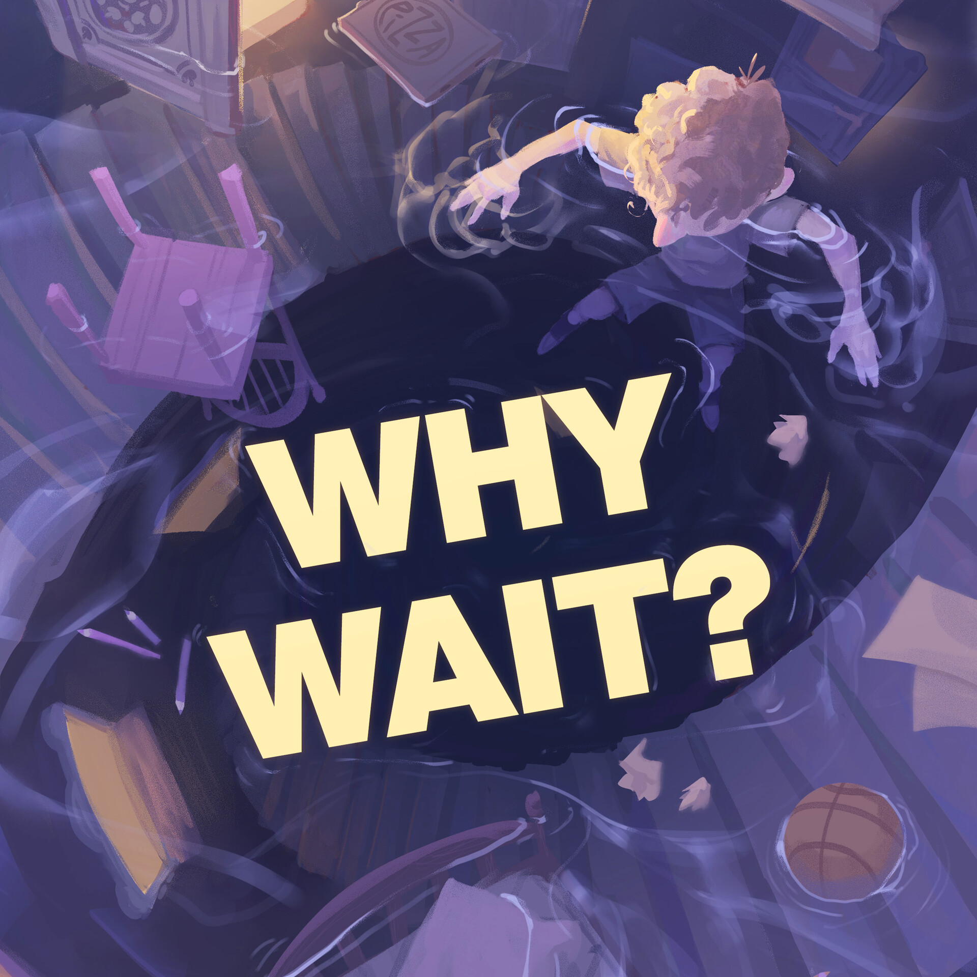 ArtStation - Why wait? - Illustrated article about procrastination