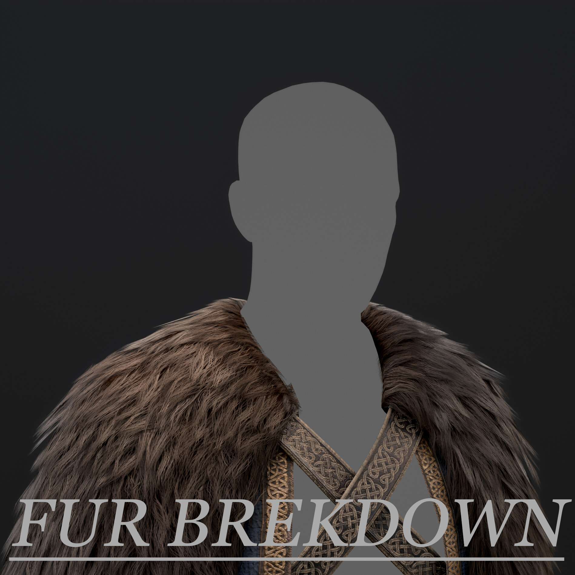 ArtStation - Fur cape breakdown