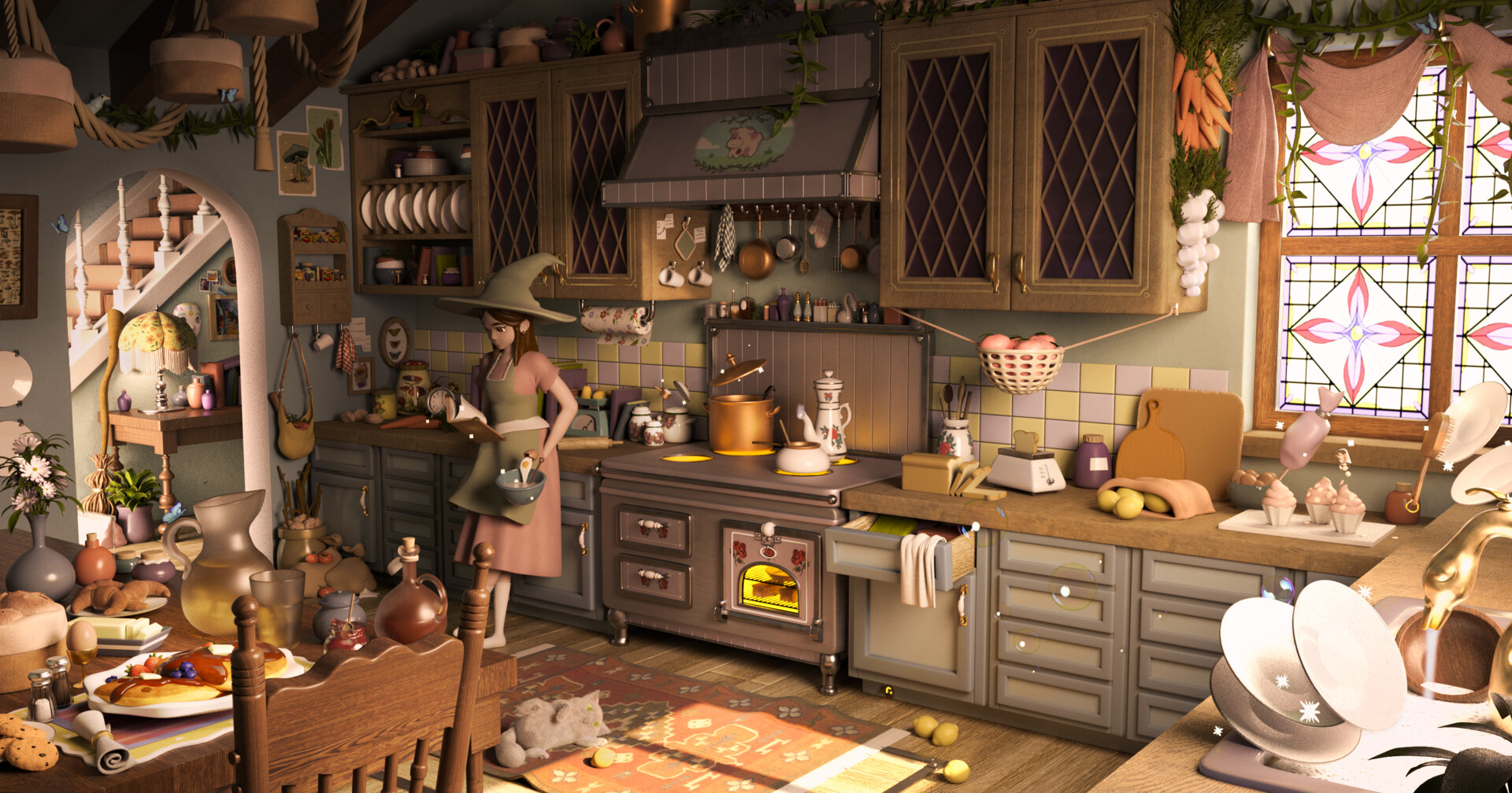 ArtStation - Environment | Kitchen Project