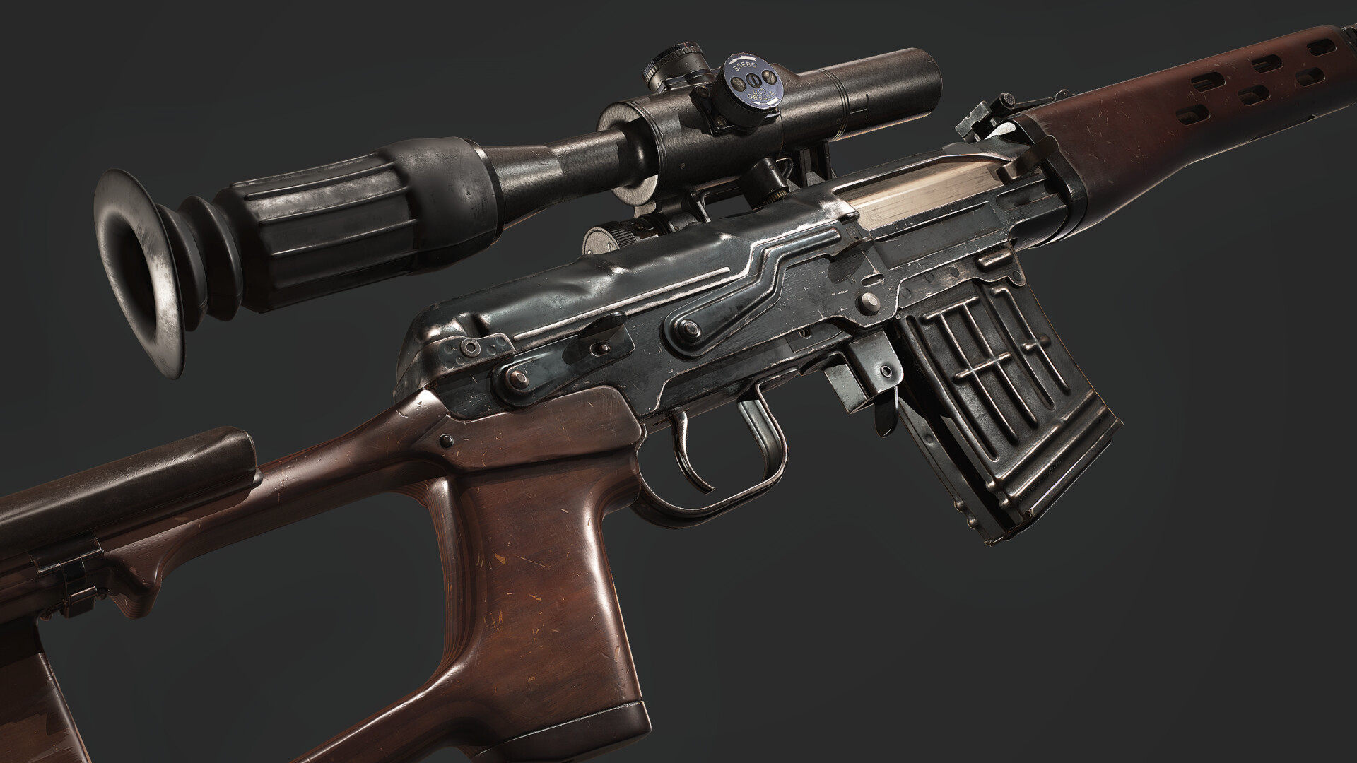 ArtStation - SVD (Snayperskaya Vintovka Dragunova)