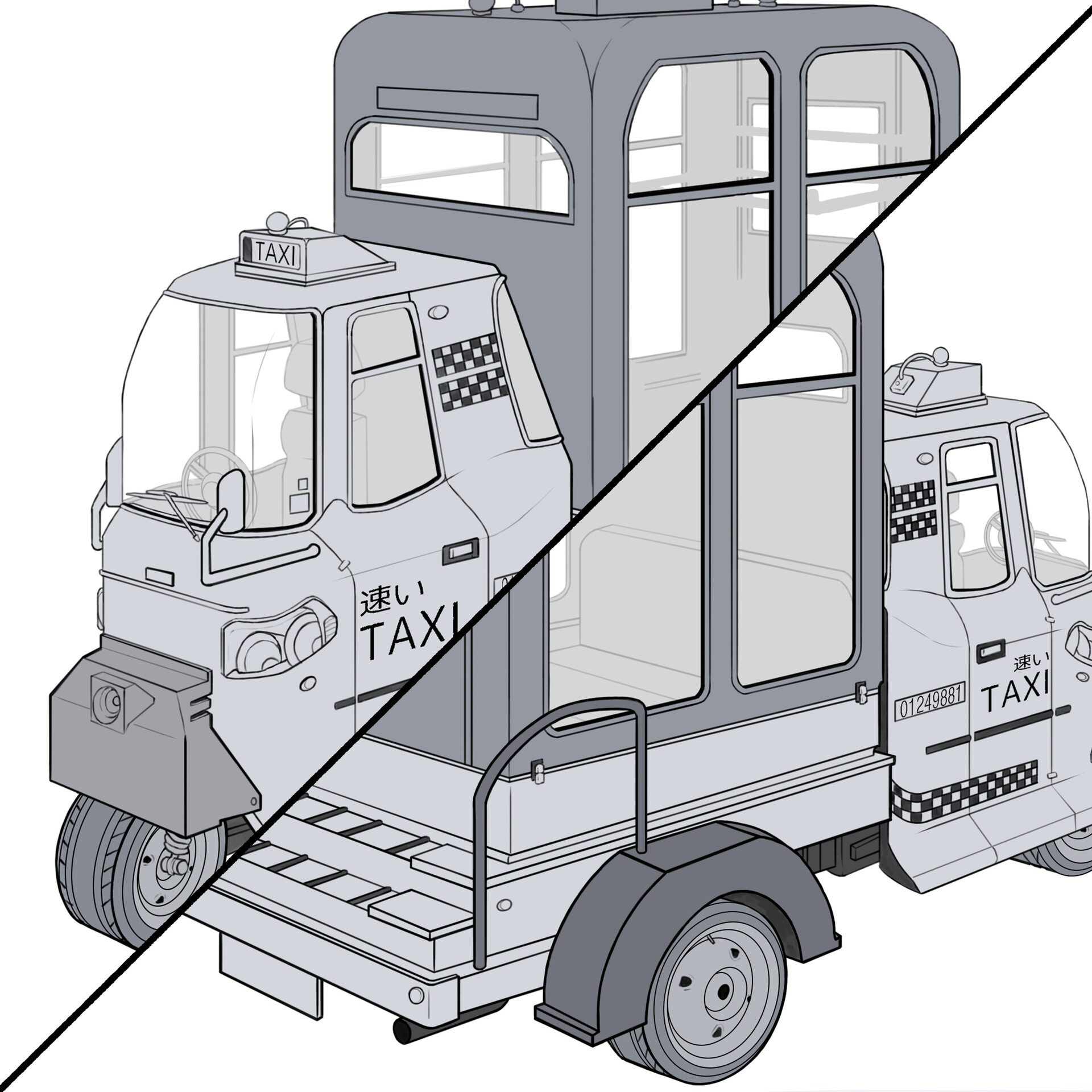 ArtStation - Taxi Concept