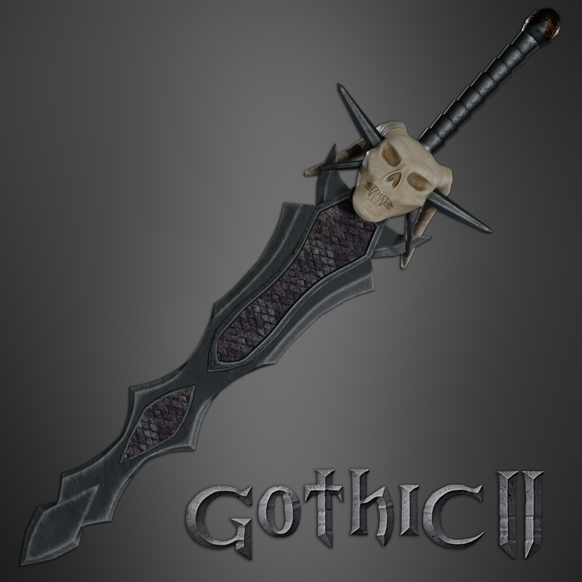 ArtStation - The Claw of Beliar. Gothic II. Fan Art