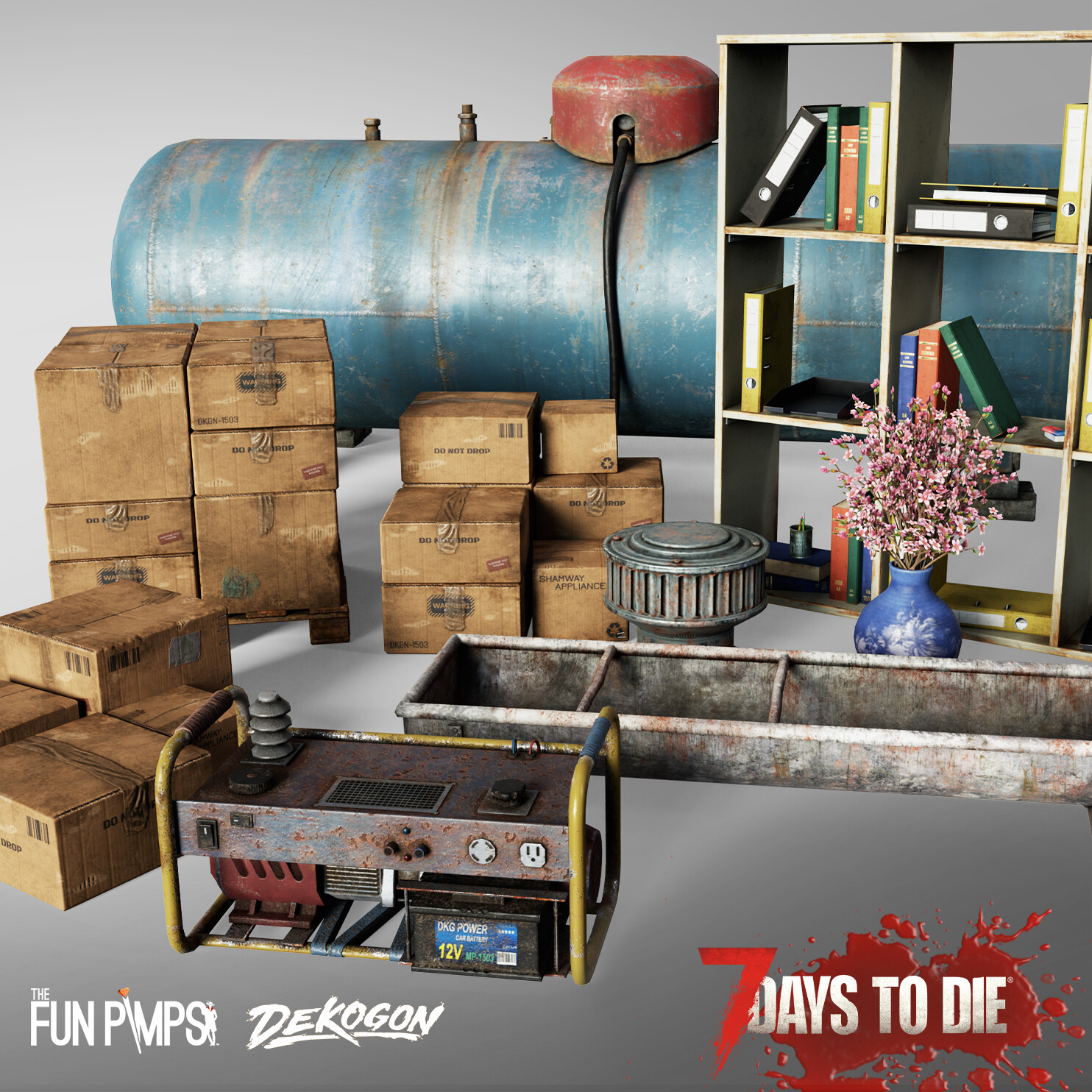 ArtStation - 7 Days To Die - Props
