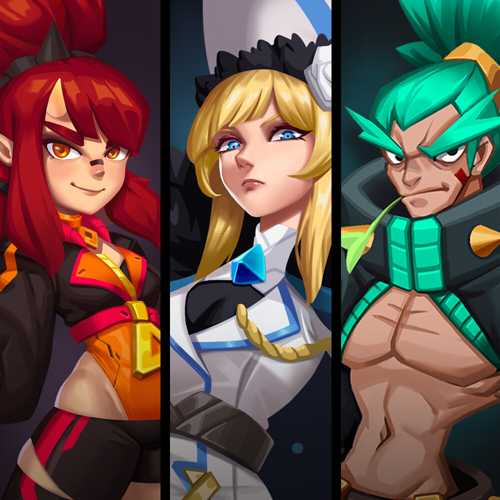 ArtStation - Fighting Game Concept Practice