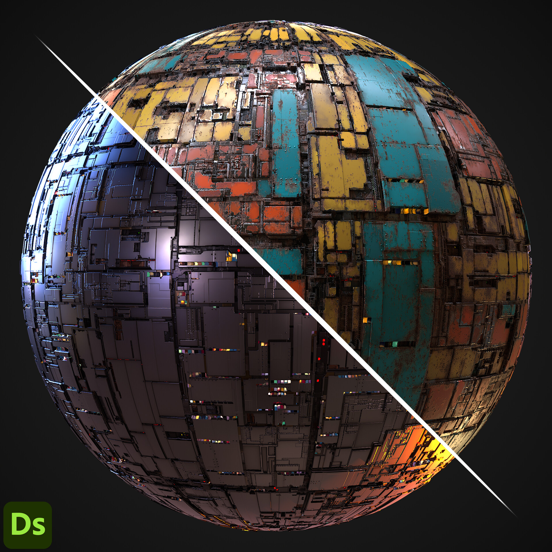ArtStation - Procedural Sci-fi Material Generator