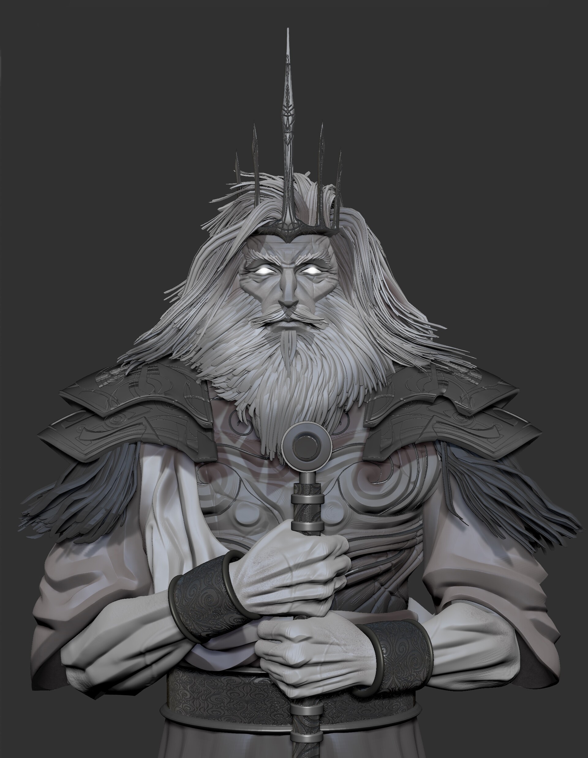 ArtStation - Gwyn Dark Souls Fan Sculpt