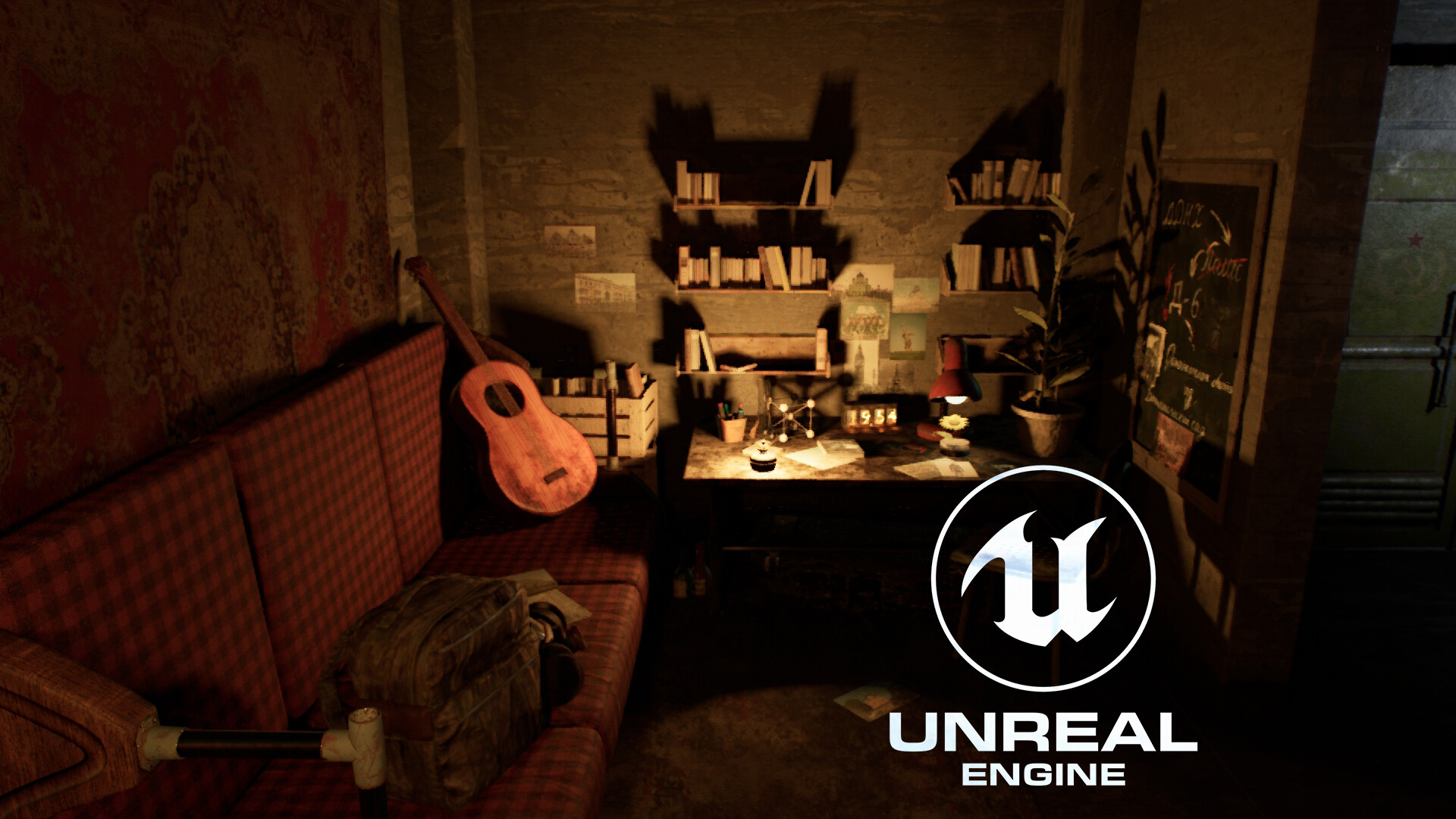 Mikhail Borisov - Artyom's room from Metro 2033 - fan art