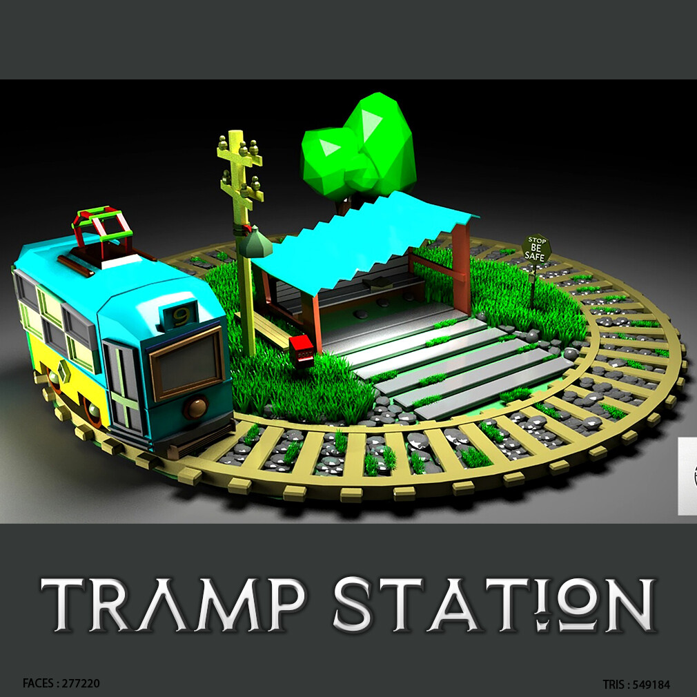 ArtStation - Train Stop