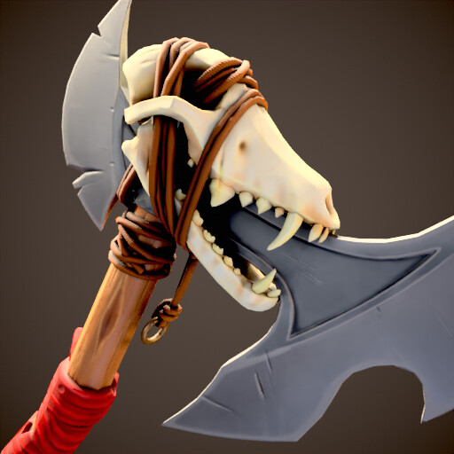 ArtStation - Skull Axe
