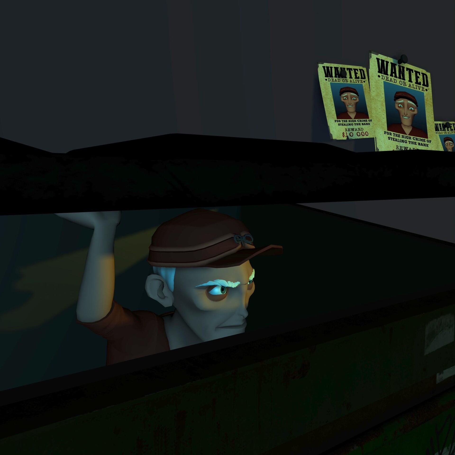 ArtStation - Robber Chasing Animation