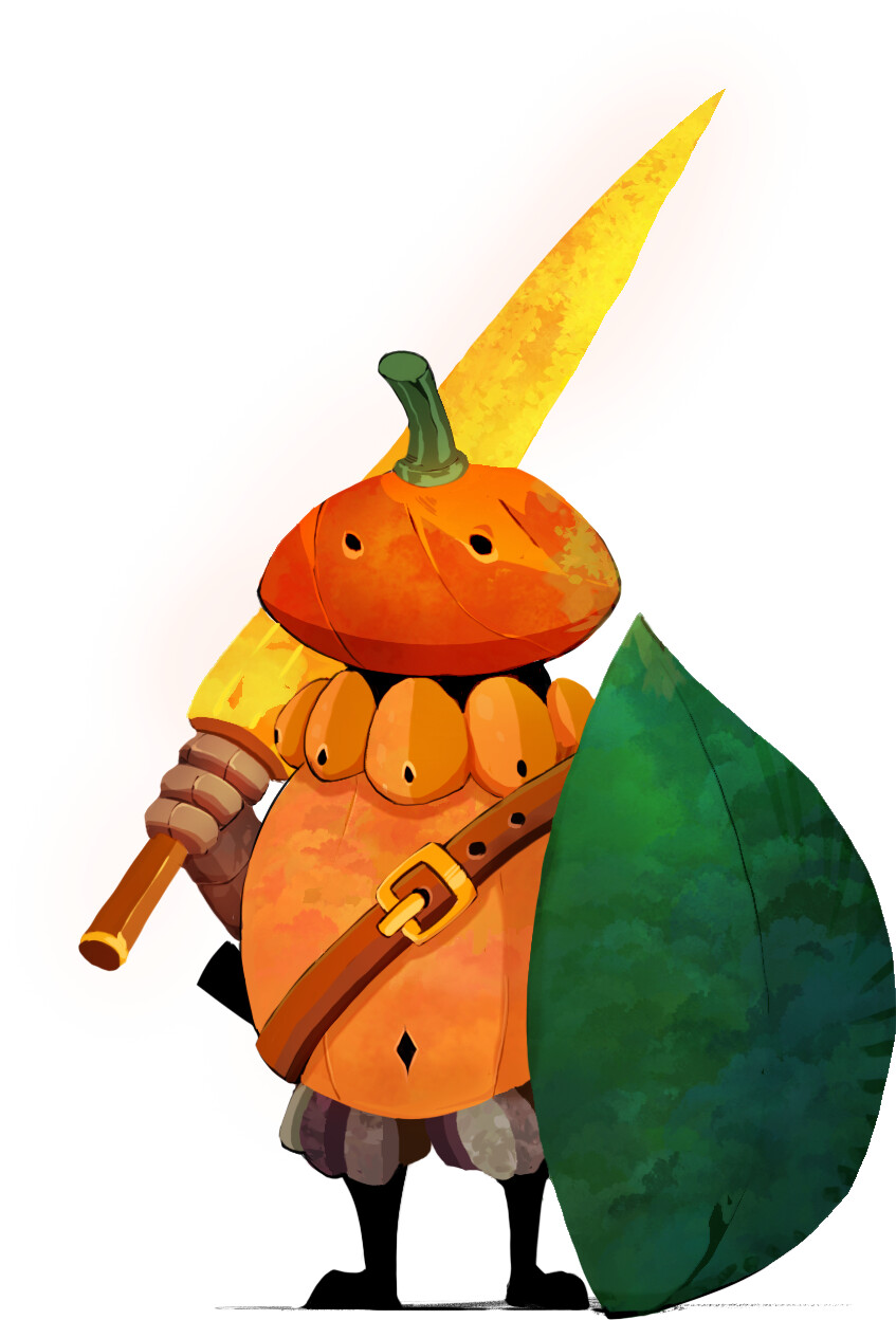 ArtStation - POMPION the Pumpkin Knight