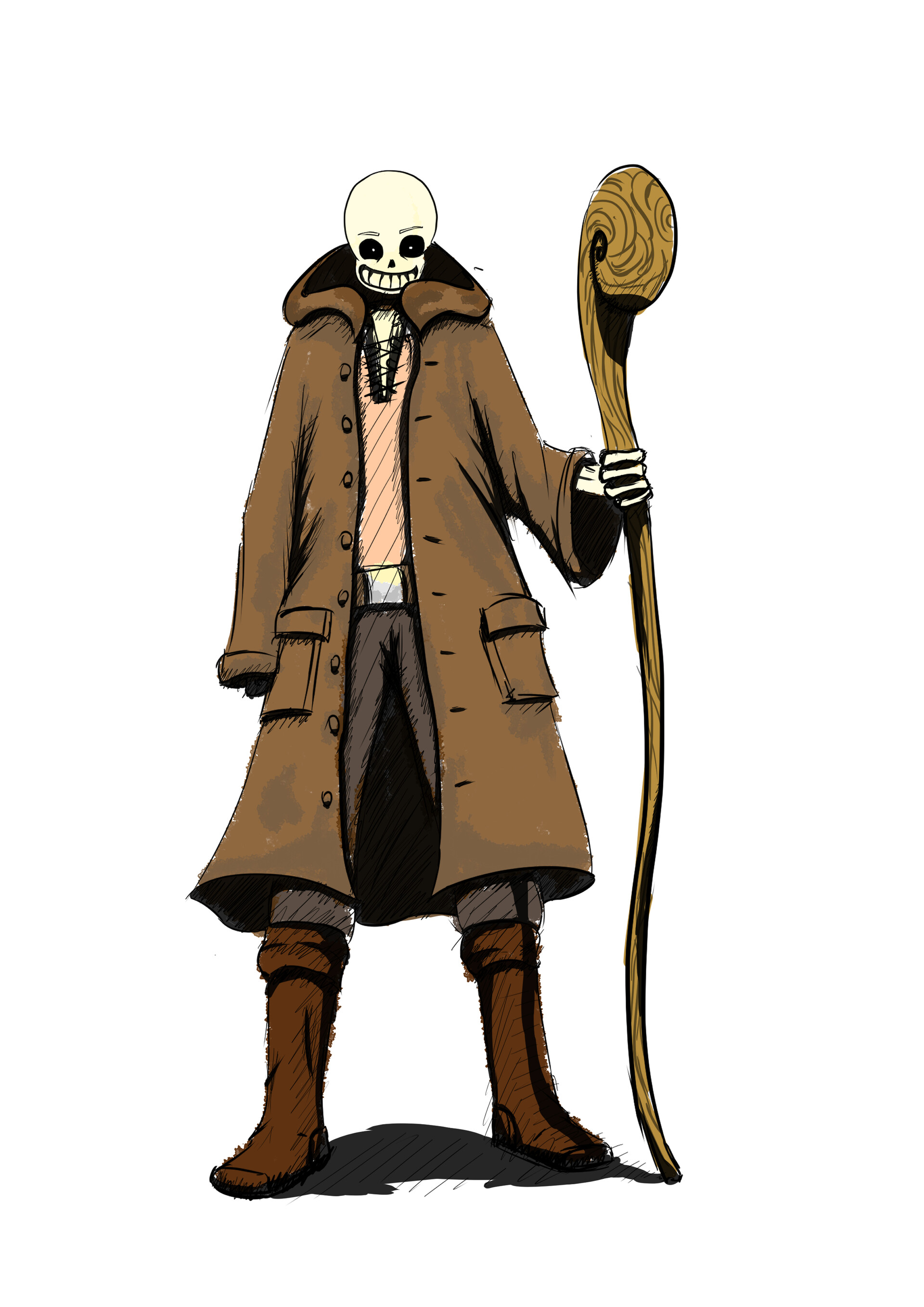 ArtStation - Undertale sans - RPG version