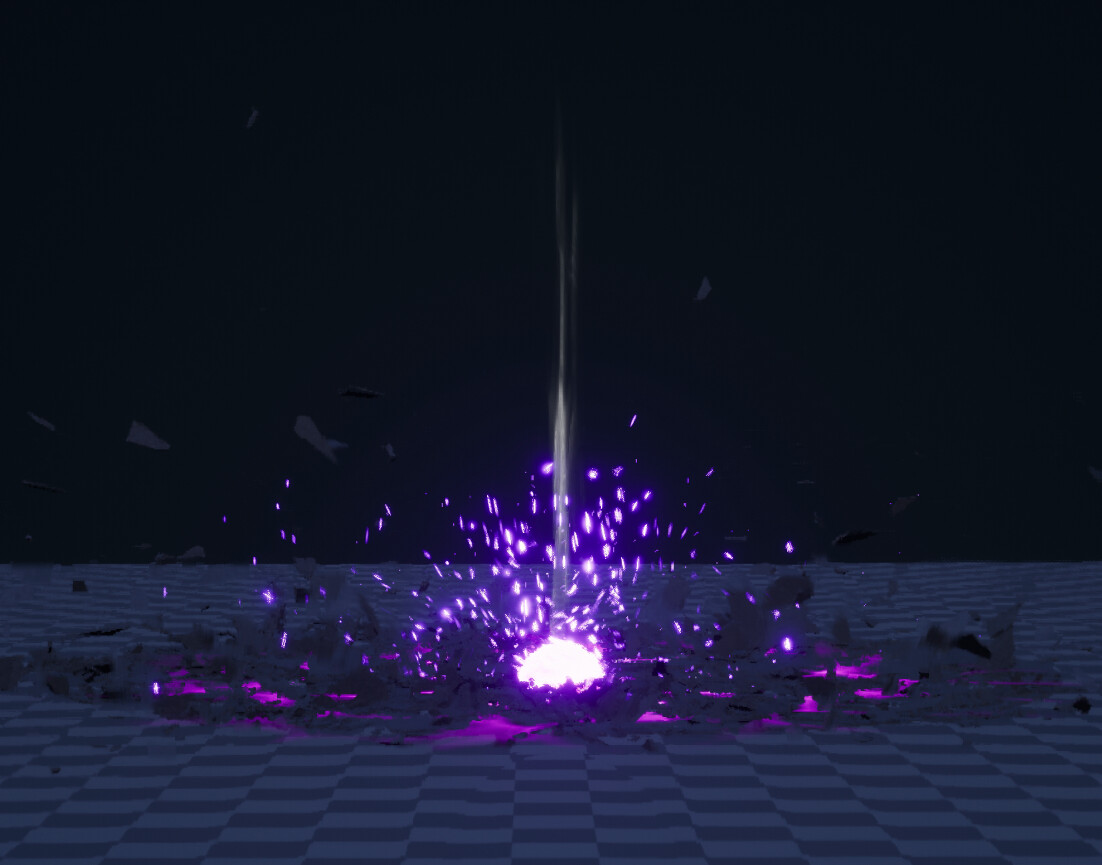 ArtStation - Ground Blast Unreal FX