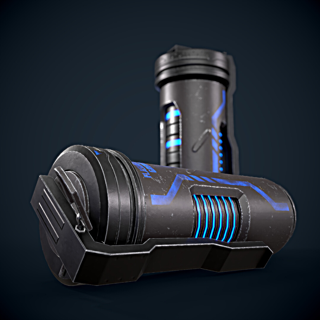 ArtStation - Sci-Fi Flashbang Grenade