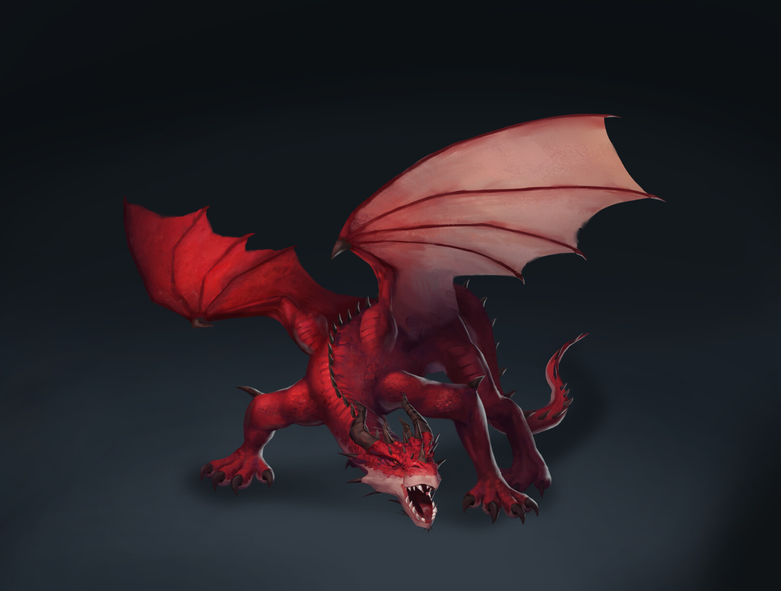 ArtStation - Red Dragon