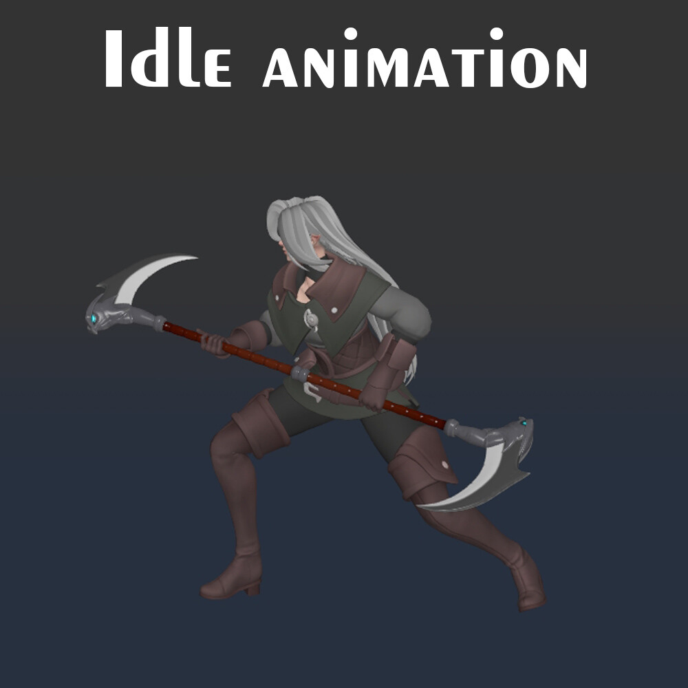 ArtStation - AZRI idle