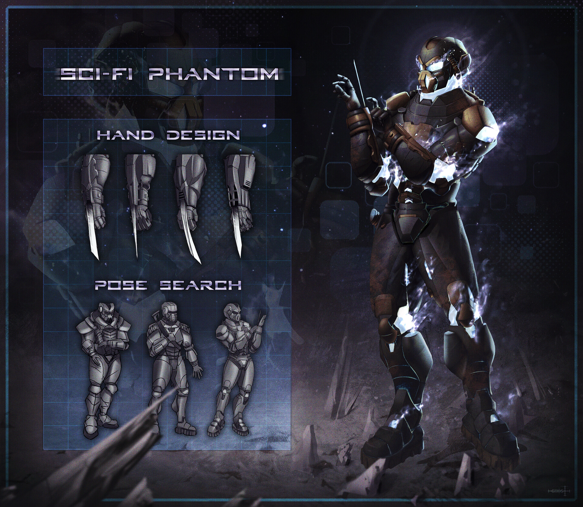 ArtStation - Sci-Fi Phantom & Sci-Fi Assassin