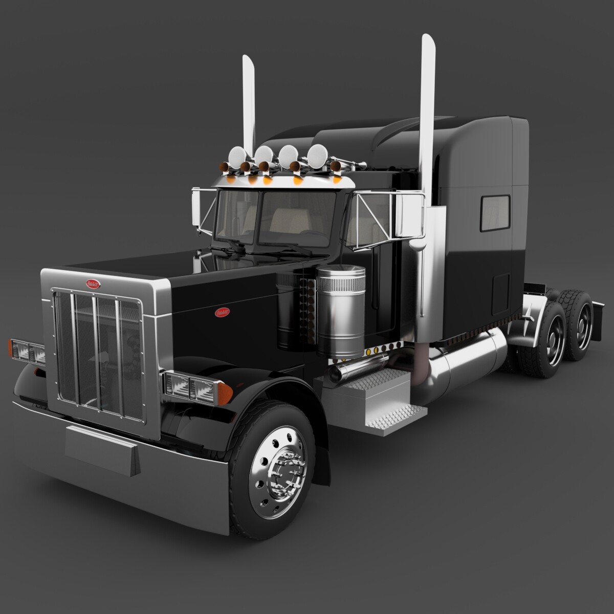 ArtStation - Peterbilt-379 Truck
