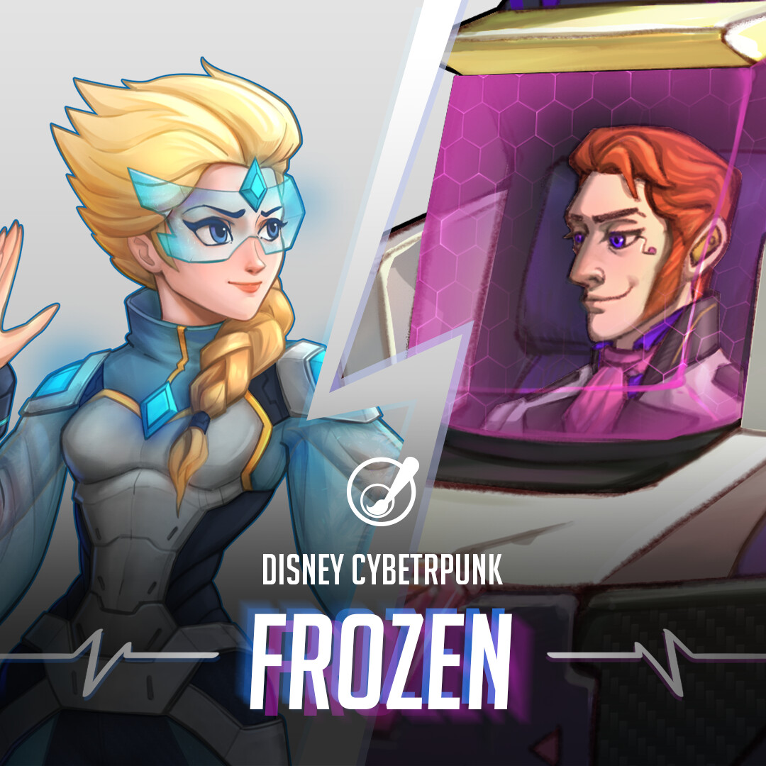 ArtStation - Disney Cyberpunk: Frozen