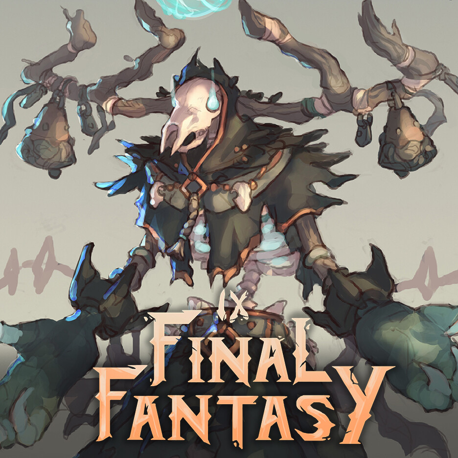 ArtStation - Ruined King x Final Fantasy IX - The Lich (Boss Character ...