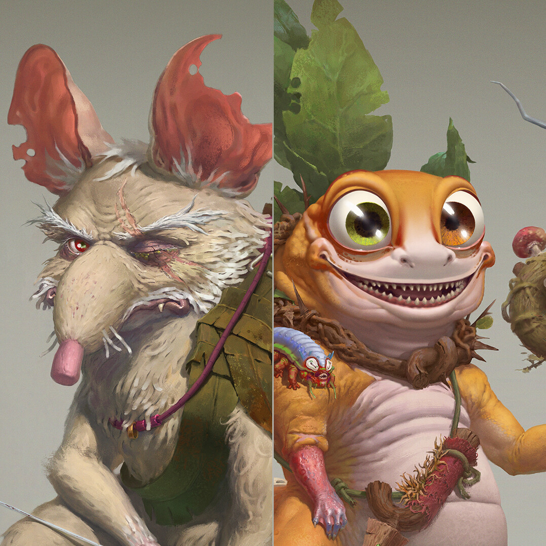 ArtStation - MOUSE & GECKO