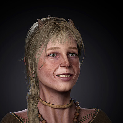 ArtStation - Character Faun portrait