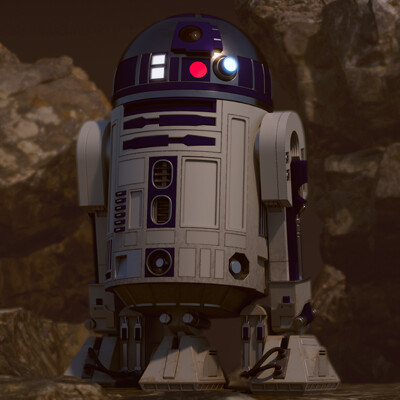 ArtStation - R2-D2 WIP