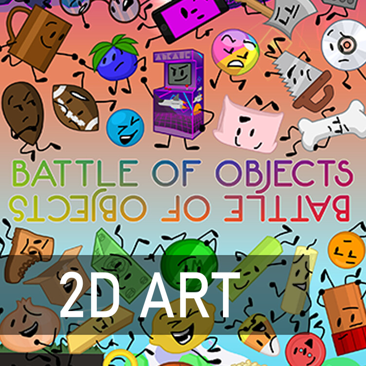 ArtStation - Posters - Battle Of Objects