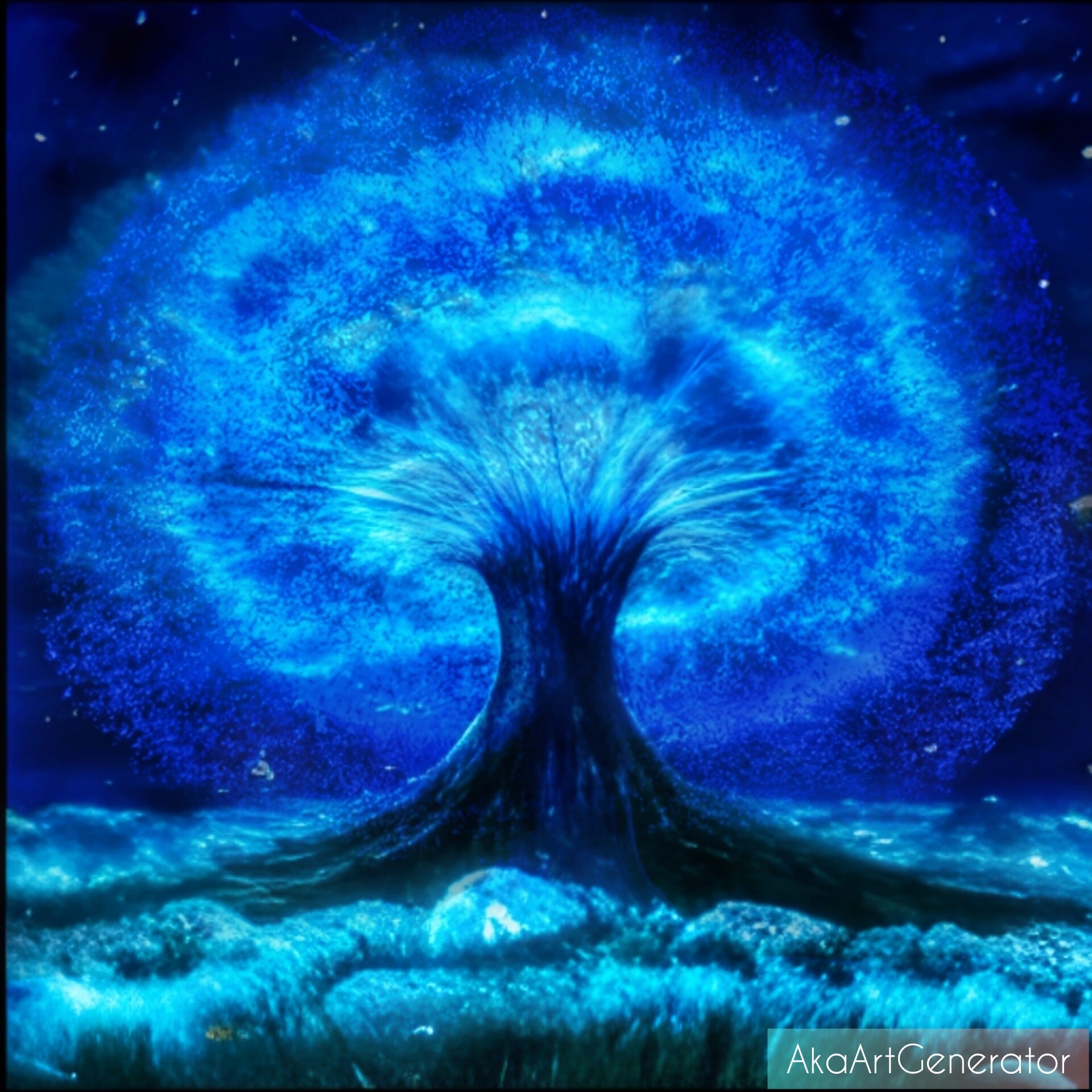 ArtStation - Tree of the frozen planet 🌌 🍃 🧊