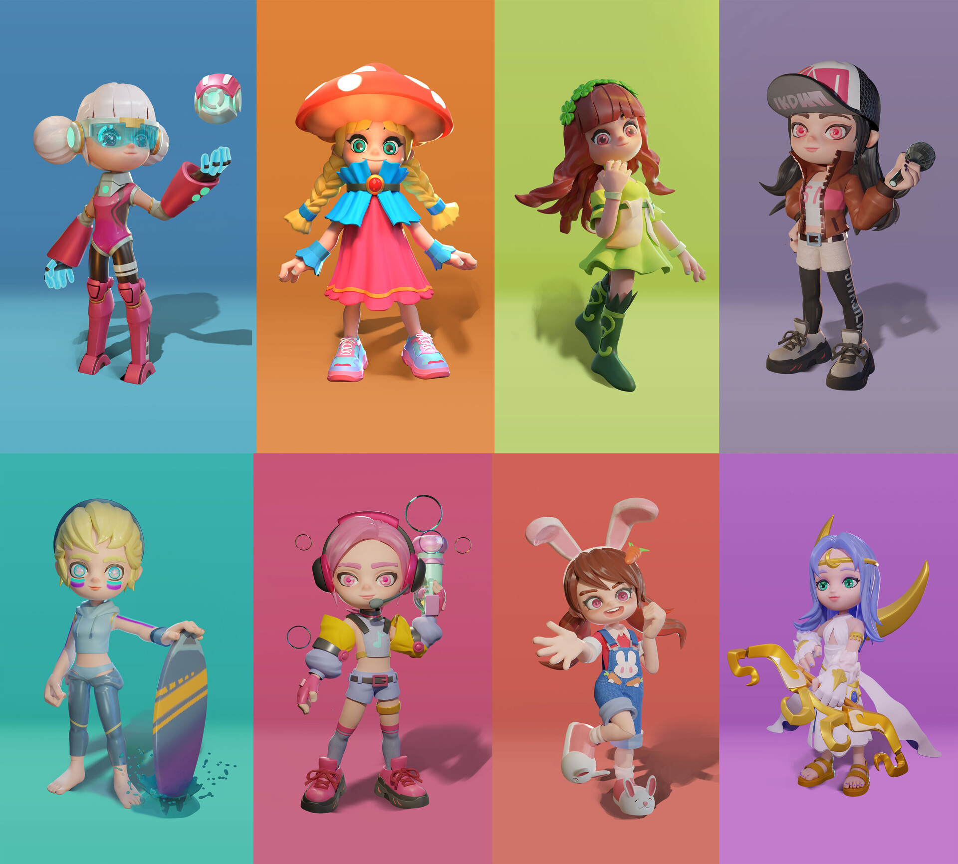 ArtStation - Cartoon characters