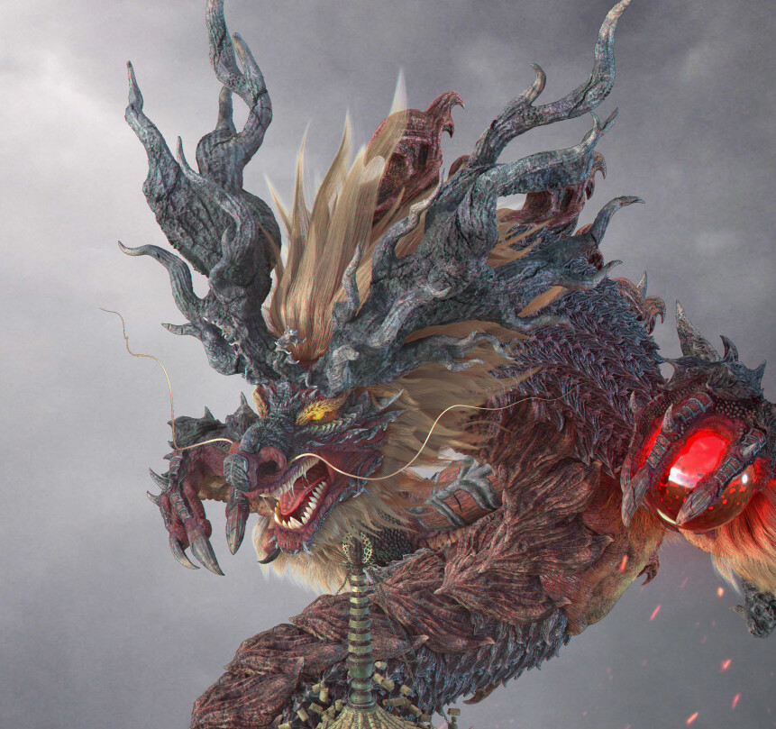 ArtStation - Dragon of the Kaiyuan Temple