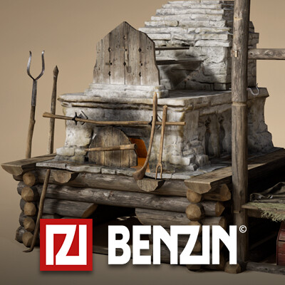 ArtStation - Medieval Stove