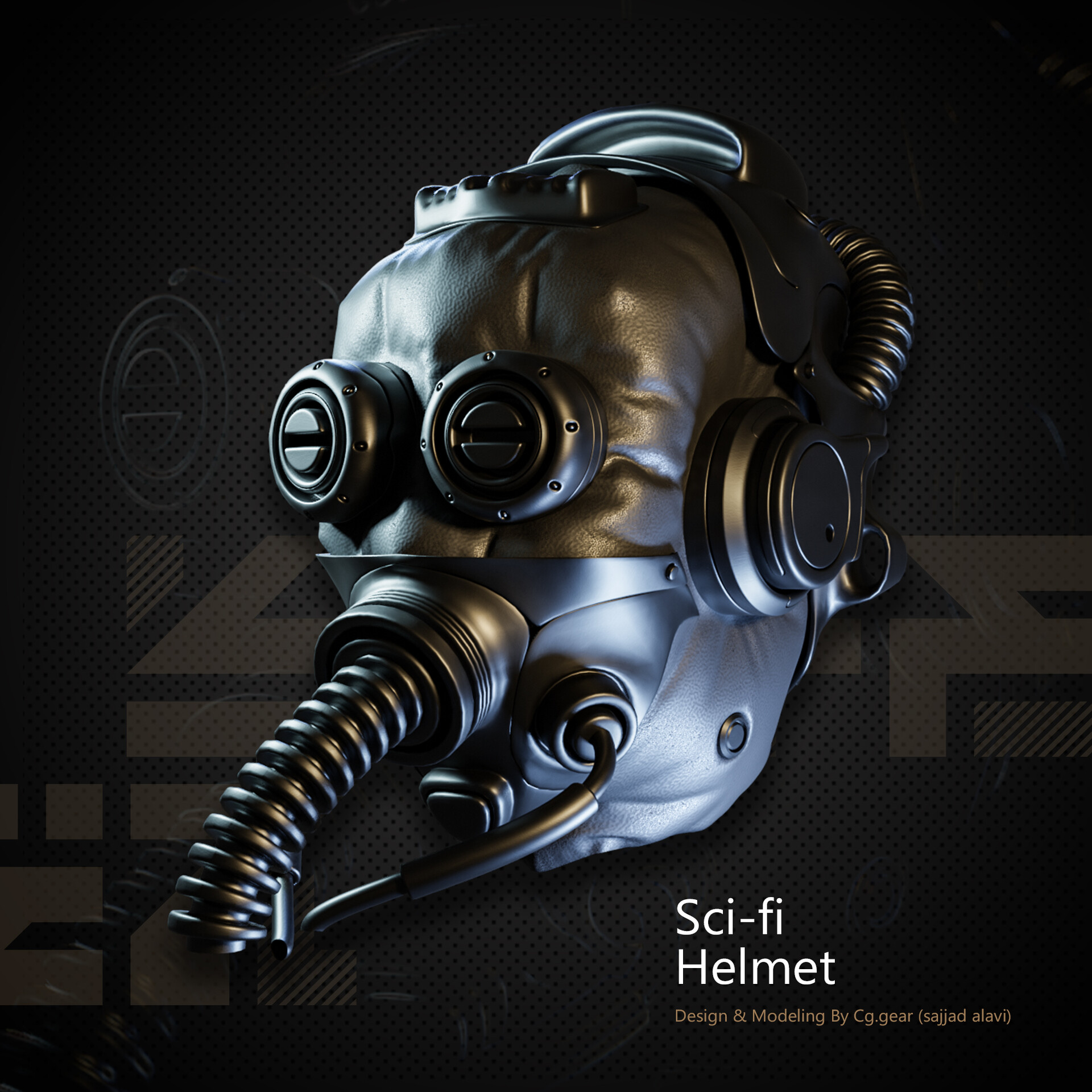 ArtStation - Sci-fi helmet