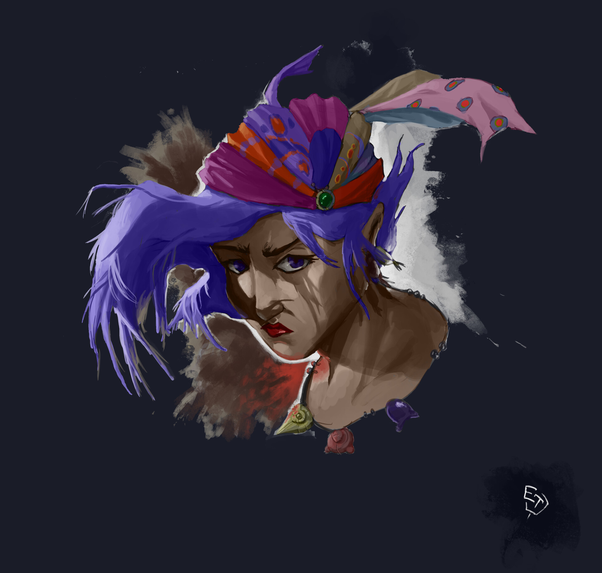 ArtStation - Leila FF2 Fan Art