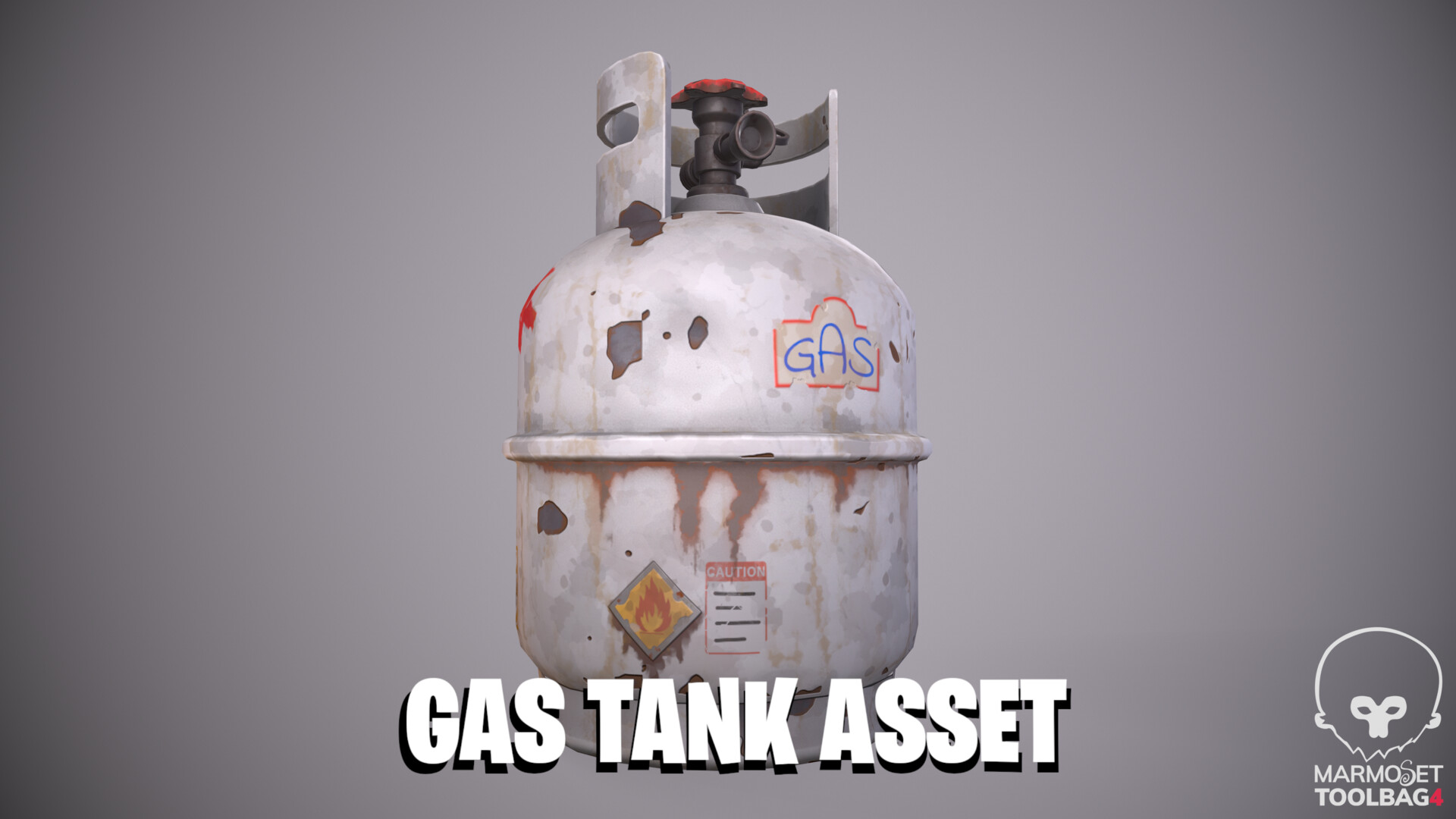 ArtStation - Gas Tank Stylized Asset