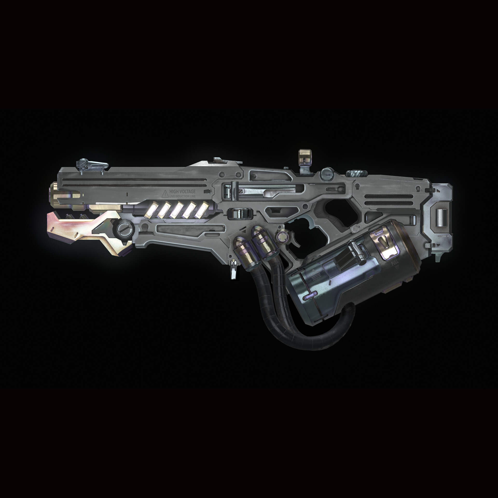 ArtStation - SCI-FI EM GUN