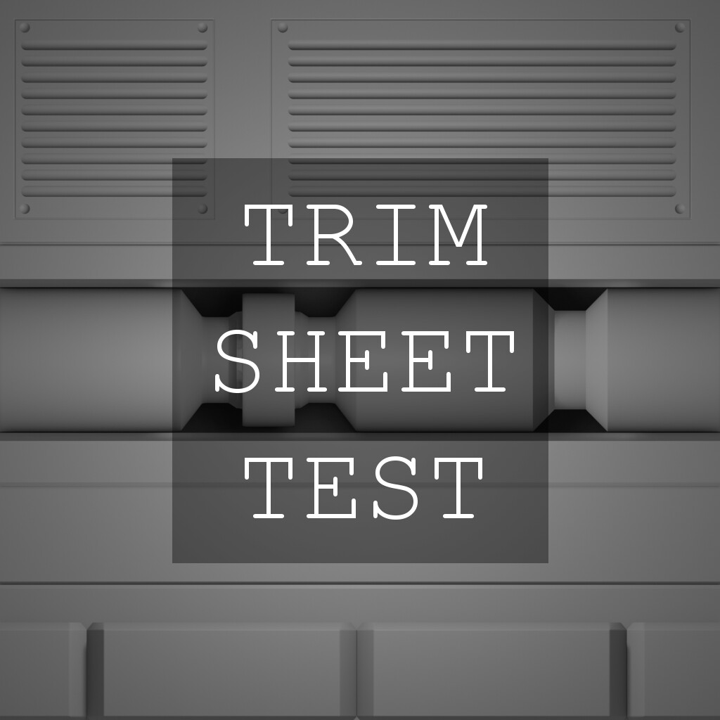 ArtStation - Trim Sheet Test