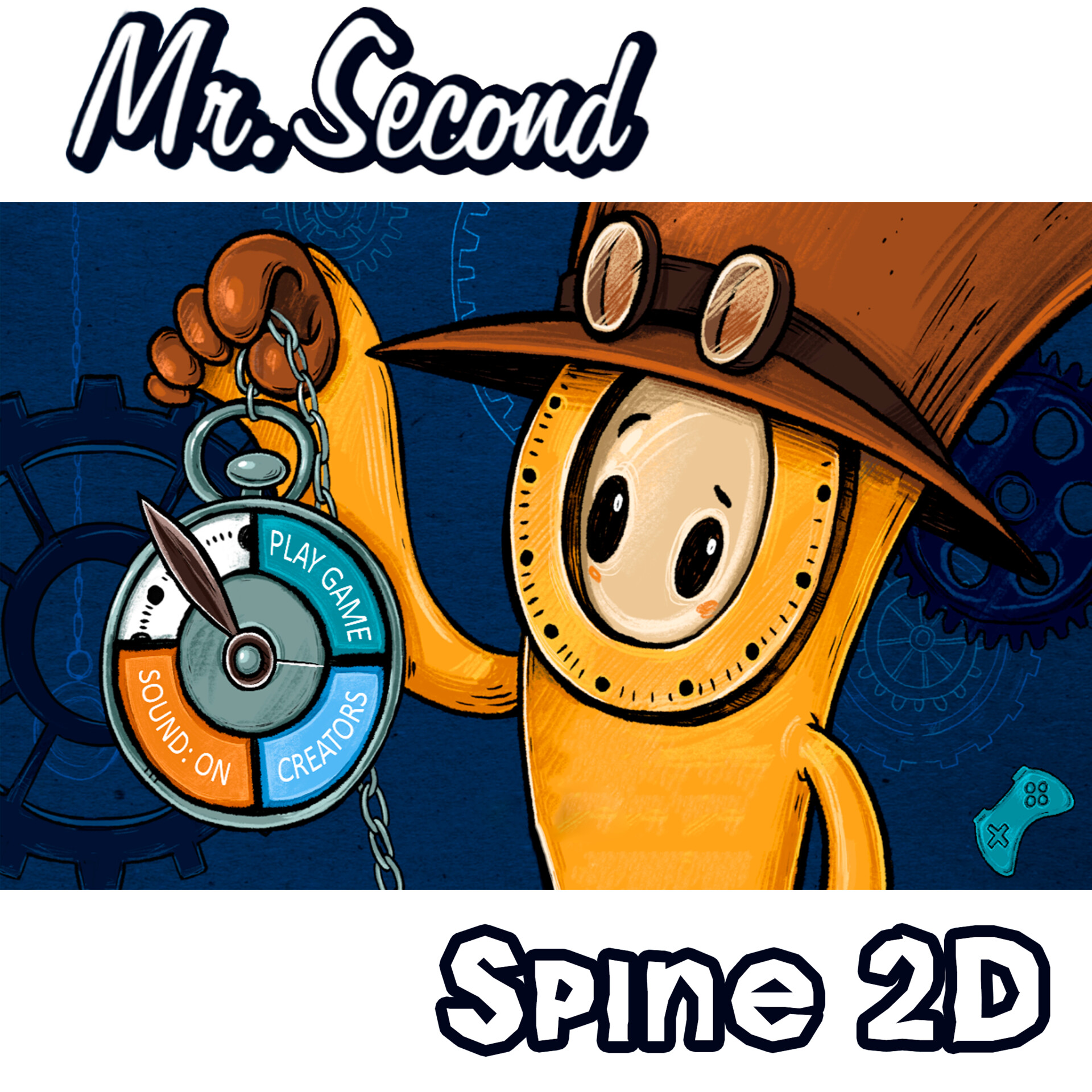 ArtStation - Mr. Second (Game for Ludum Dare 50 Game Jam)