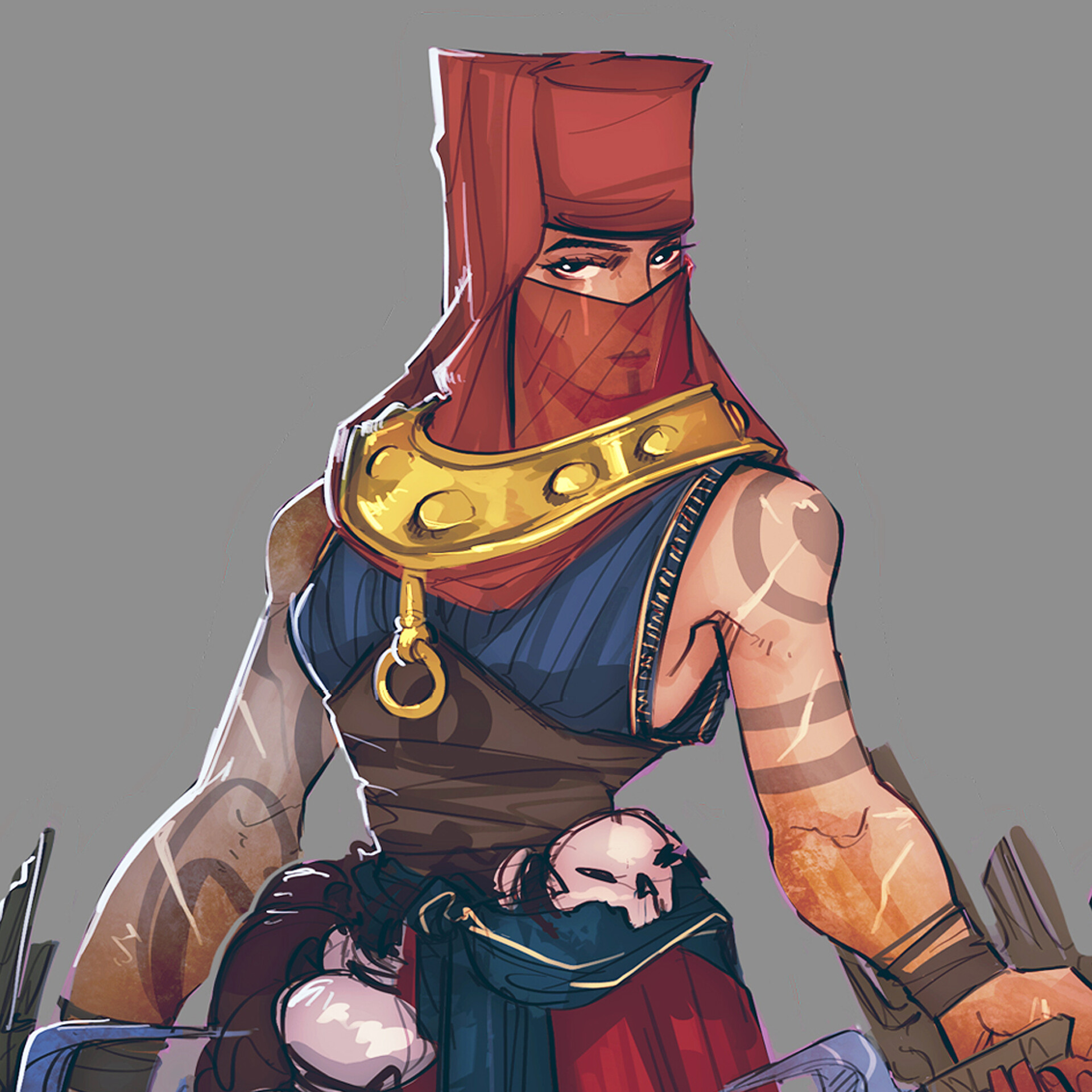 ArtStation - Charger Enemy - Concept Art