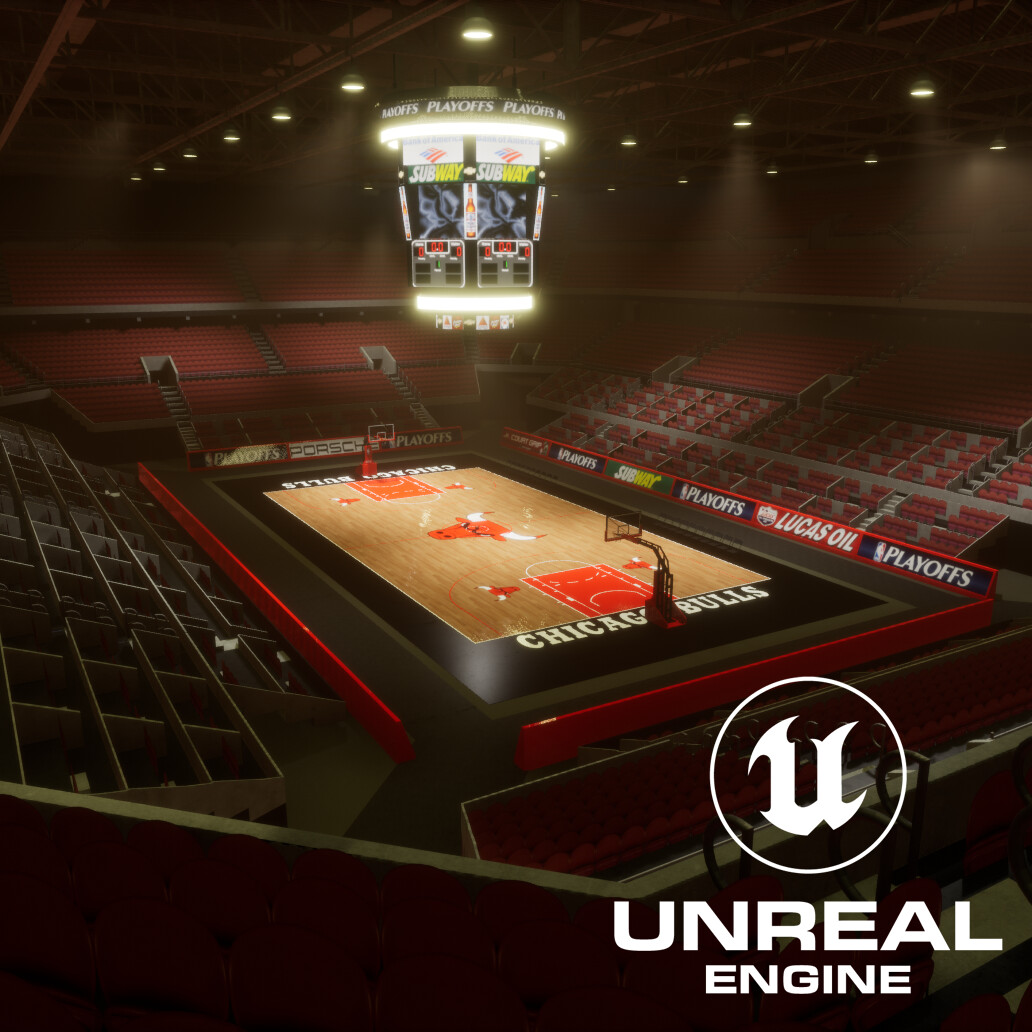 ArtStation - Basketball Court
