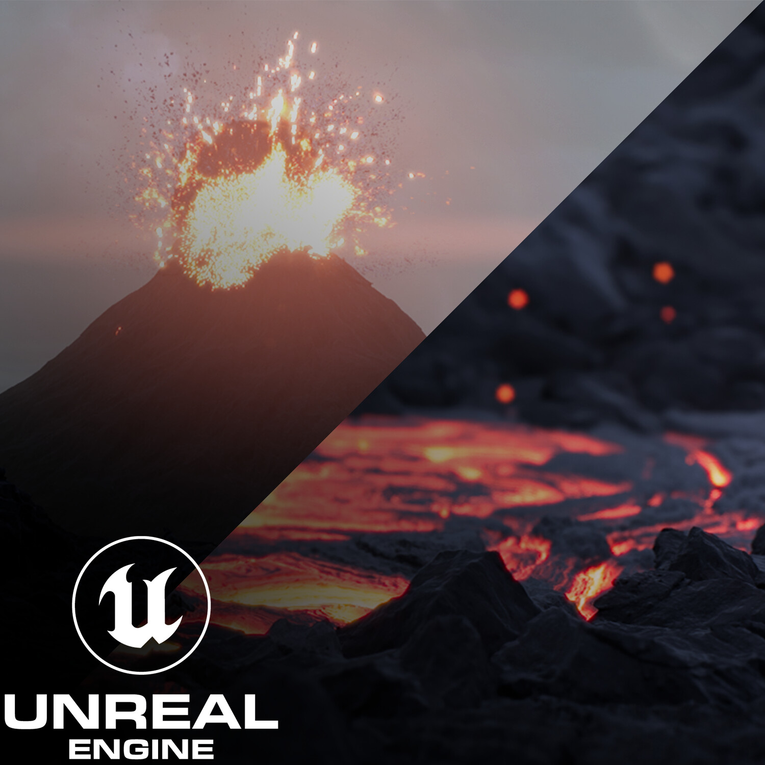 ArtStation - Unreal Engine 5 // Volcano