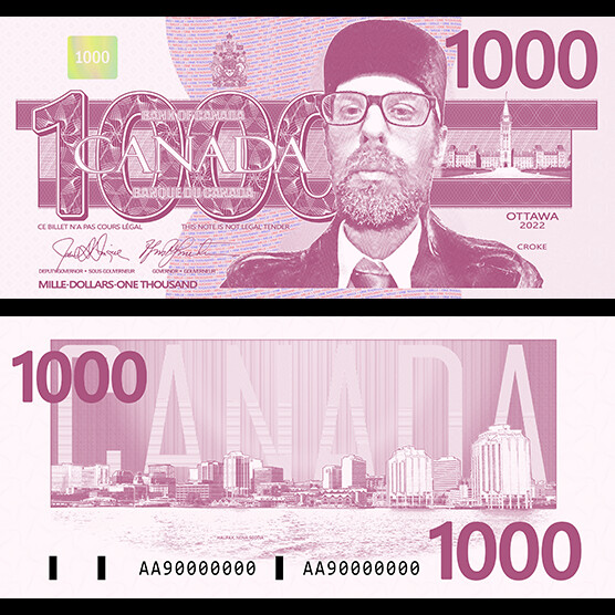 ArtStation - Canada $1000 Note - Provincial Capitals Series