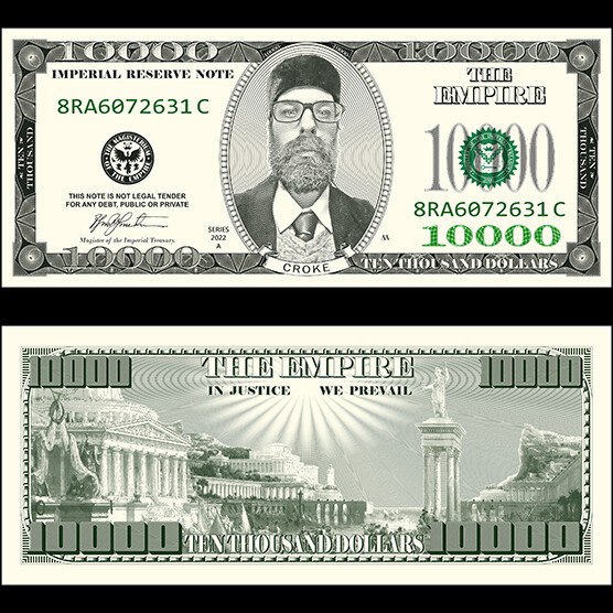 ArtStation - USA 'The Empire' $10000 Note
