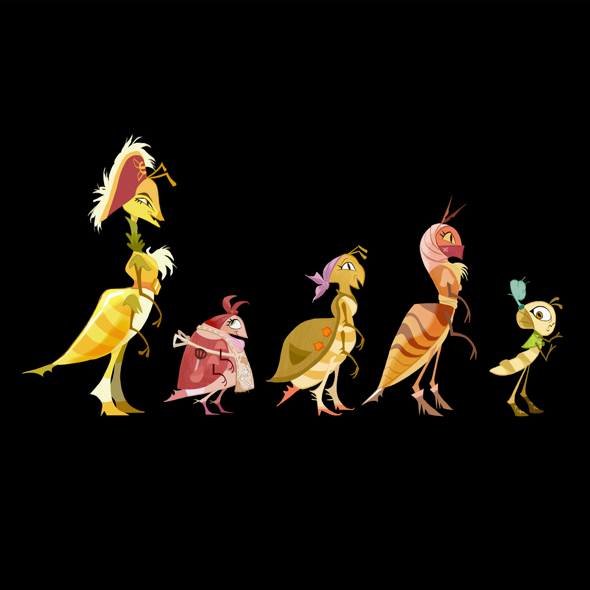 ArtStation - Bee Pirate Crew