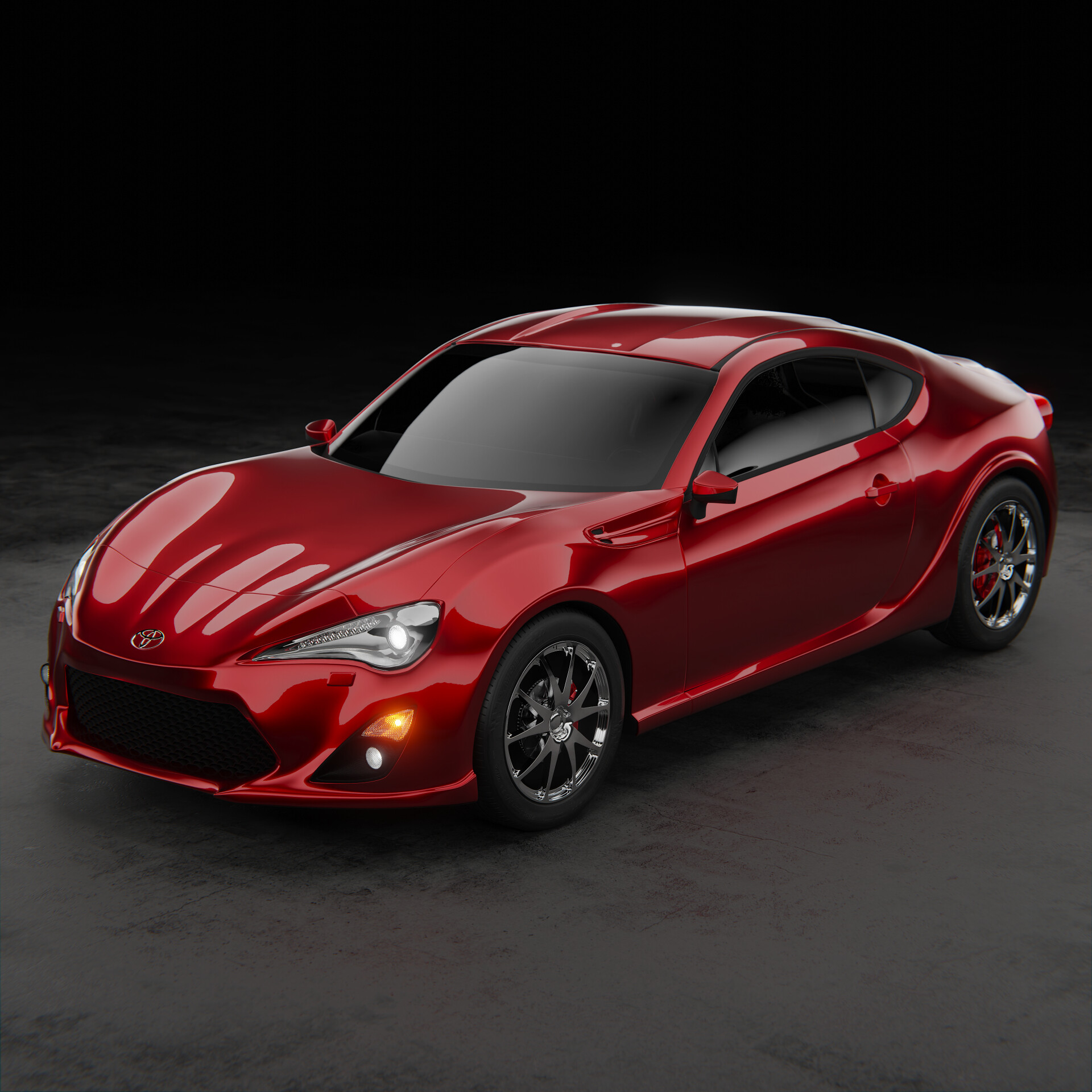 ArtStation - Toyota 86 Car Model