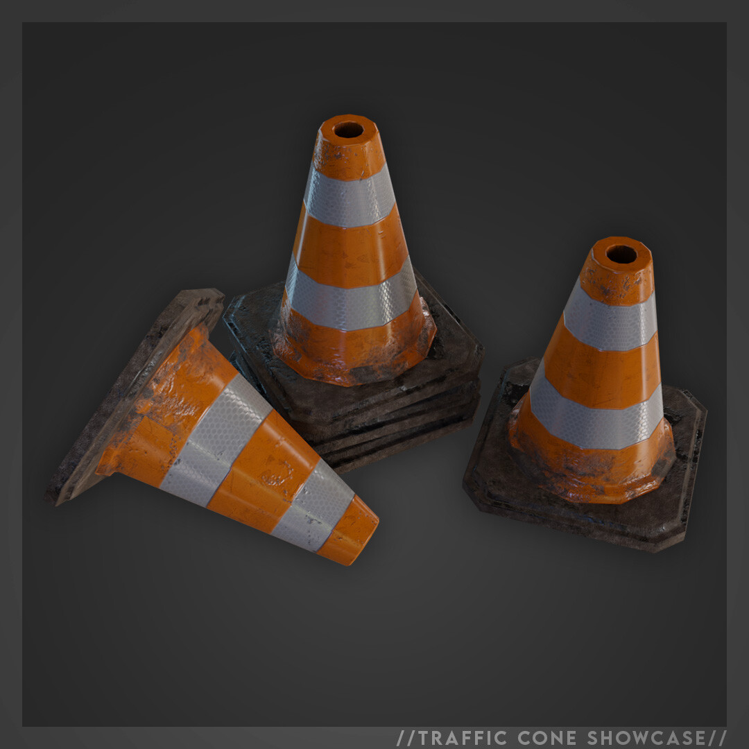 ArtStation - Traffic Cone Model Showcase