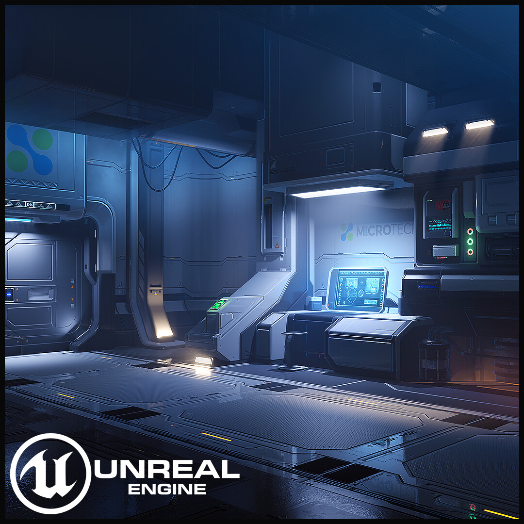 ArtStation - Sci-Fi Research Facility