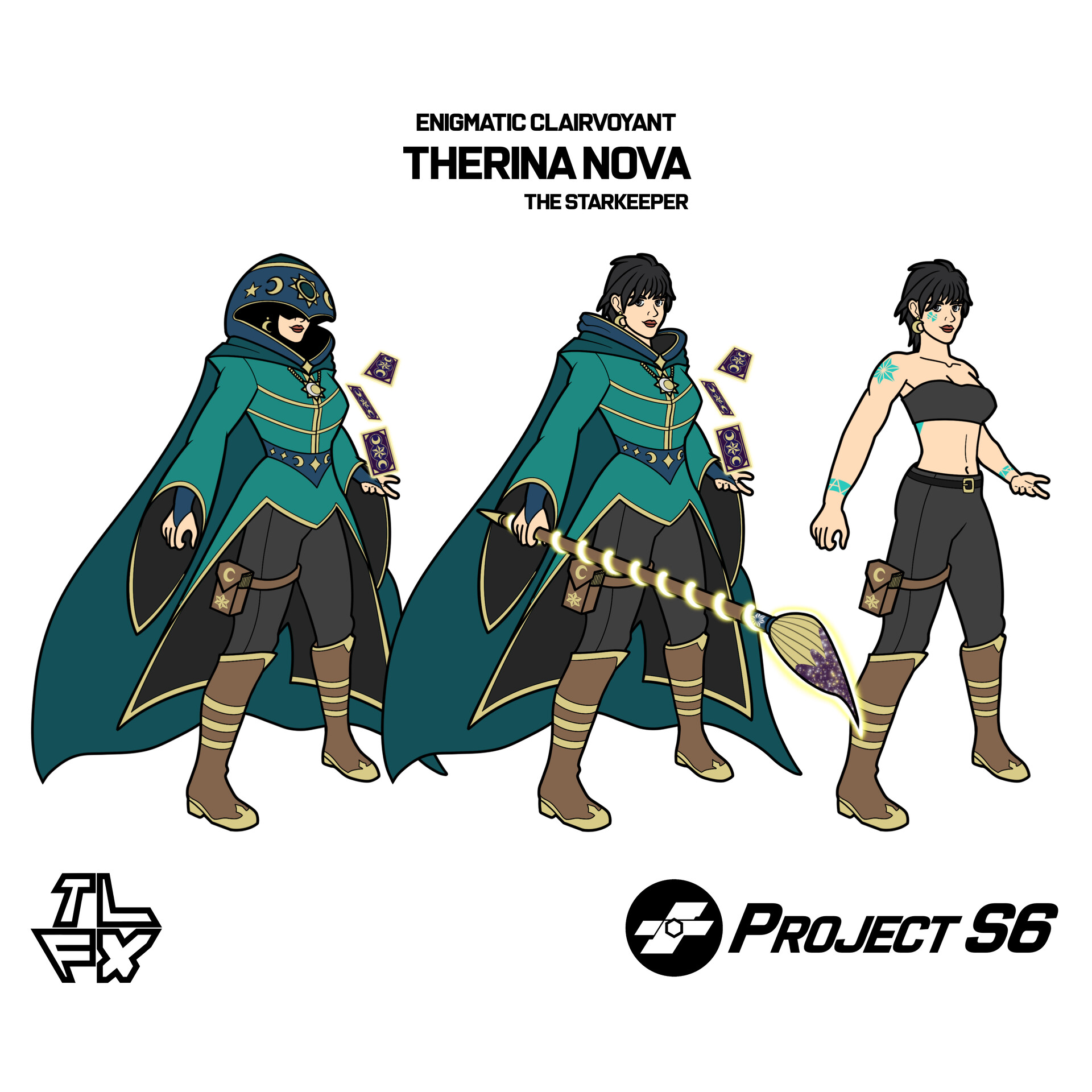 ArtStation - Therina Nova - Character Design July 2022