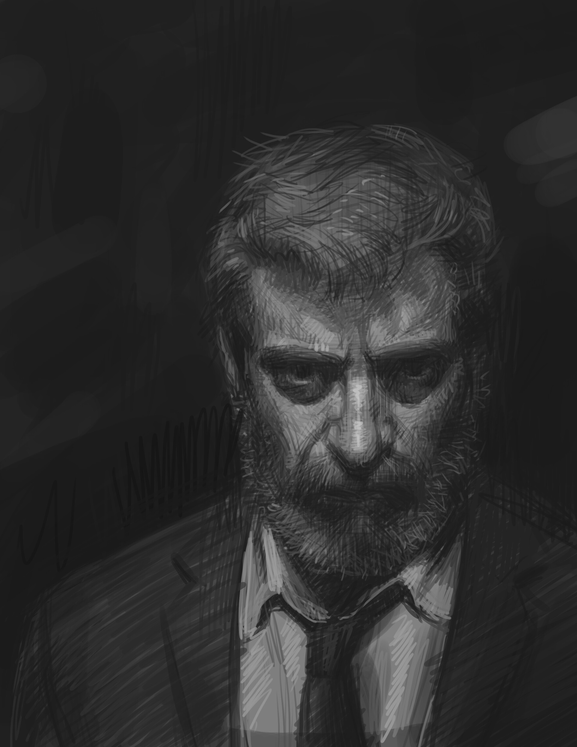 ArtStation - Logan- Portrait Study
