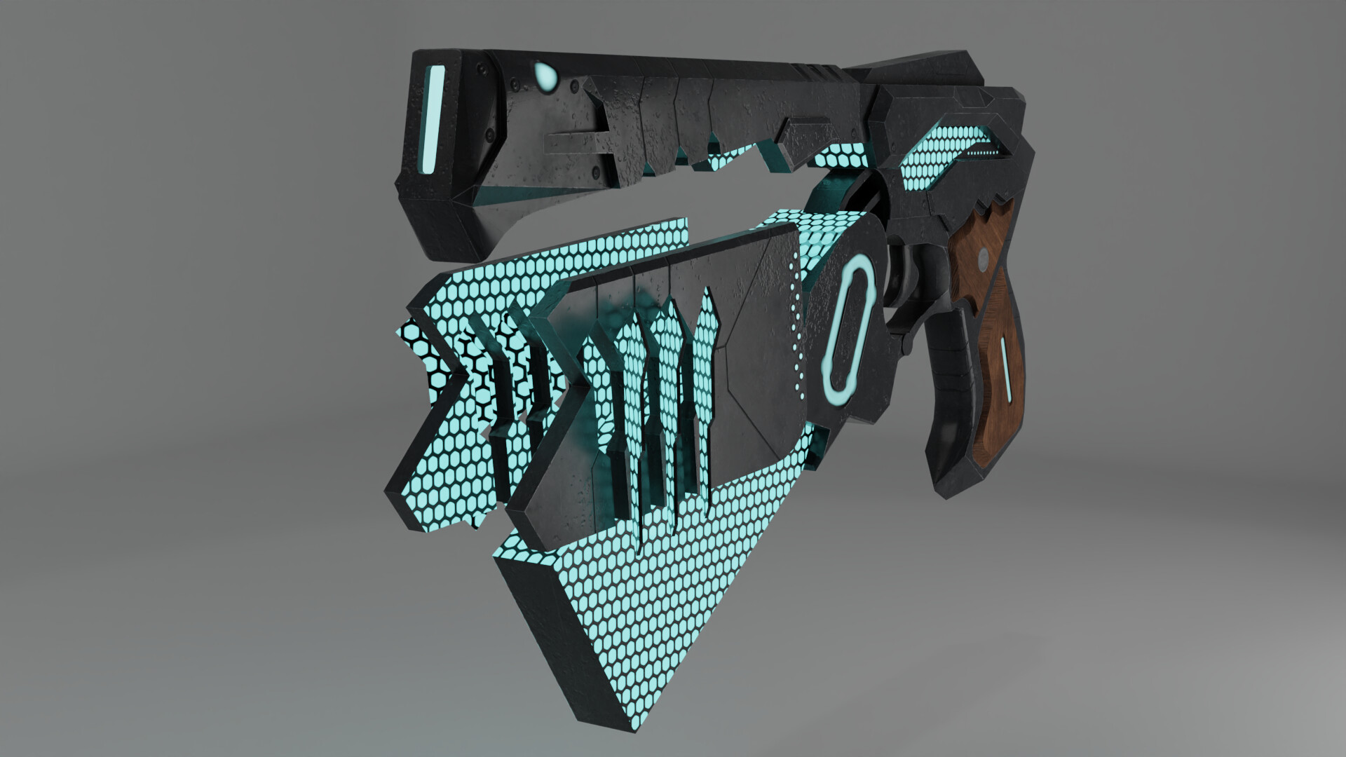ArtStation - 3D model. gun "dominator" from anime "psycho pass ...